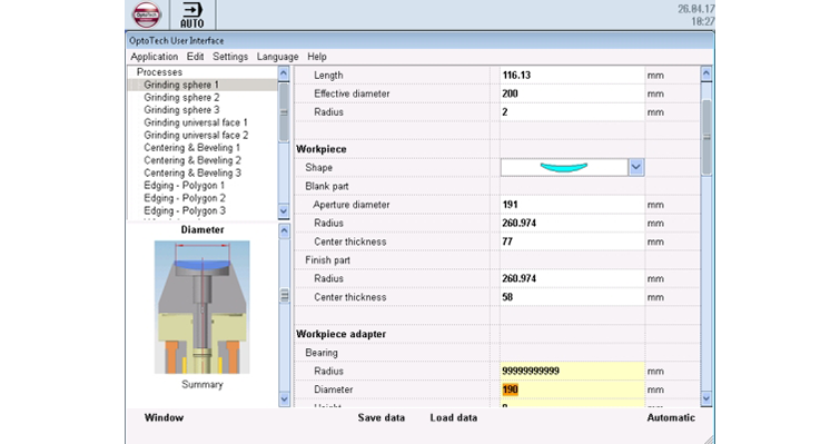 OptoTech User Interface