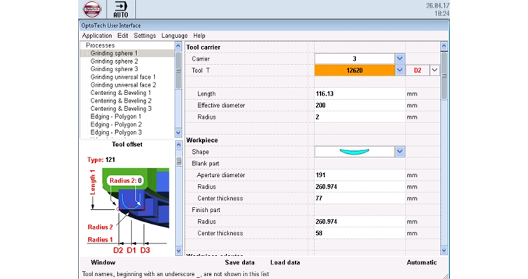 OptoTech User Interface