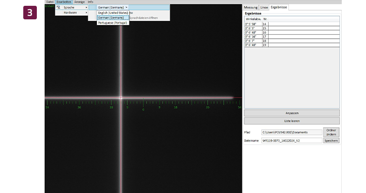 Centering Error Software | OptoTech